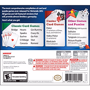 Classic Games Overload: Card & Puzzle Edition - 3DS