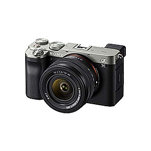 Sony Alpha 7C Full-Frame Compact Mirrorless Camera Kit - Silver (ILCE7CL/S)