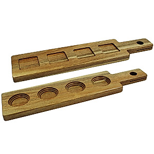 Tablecraft Paddle Flight, 43 x 10 x 1.5 cm, Acacia Wood