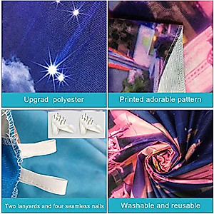 Castle Backdrop 7x5ft Spring Pink Sakura Flowers Washable Polyester Photography Background Wedding Birthday Party Princess Photo Studio Props YL058