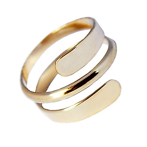 Toe Ring | Pipeline 14K Gold Fill | Adjustable Ring For Foot Or Midi | Unisex Ring for Men or Women