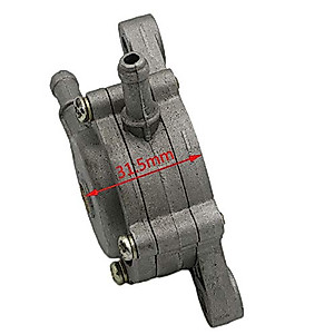 CNCMOTOK 808656 Fuel Pump Replaces Upgrade Aluminum Alloy to Prevent Oil Leakage For 691034/808281/692313/557033 Engine Lawn Mower Tractor