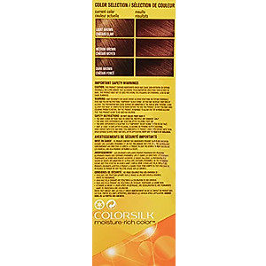 Revlon Colorsilk Moisture Rich Hair Color, Medium Chestnut Brown No. 67, 1 Count