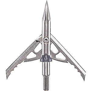 RAGE Hypodermic Trypan Broadhead 100gr 3pk. Silver (35100)