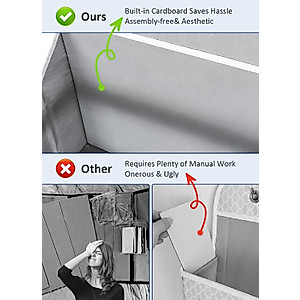 BLOROOM Over the Door Organizer Hanging Storage with 3 clear slip pockets and 5 Large Pockets 10 Side Pockets Closet Door Organizer Heavy Duty Baby Organization for Bathroom,Pantry,Bedroom,Nursery