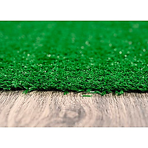 Garland Rug Artificial Grass 12 Ft. X 12 Ft. Large Indoor/Outdoor Area Rug Green -Lush Green, Durable, and Low-Maintenance for Patios, Lawns, and More