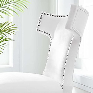 Modway Curve, Dining Chair, White