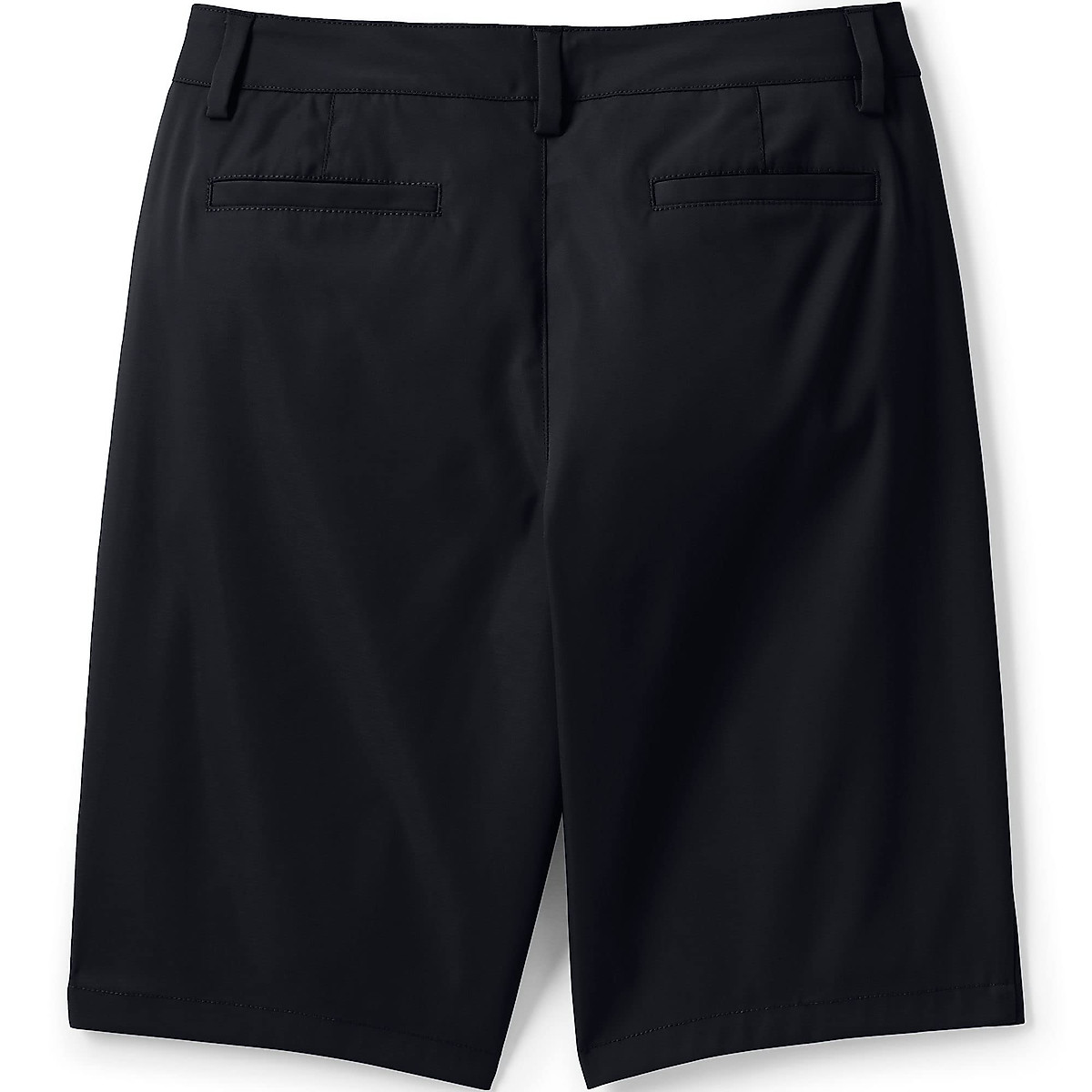 Lands' End School Uniform Women's Active Chino Shorts 14 Black