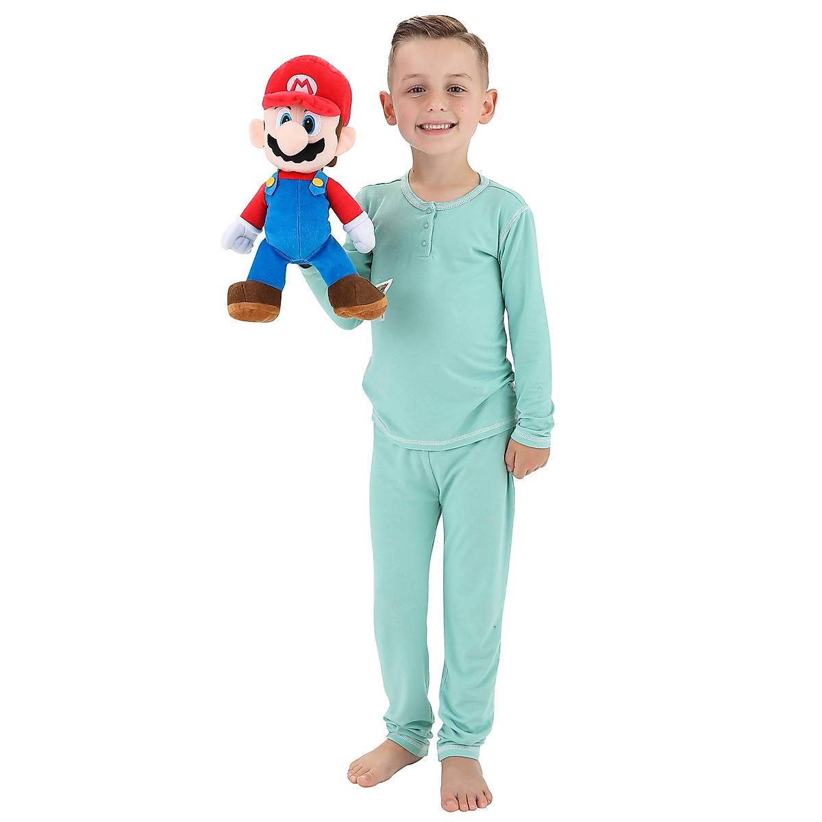 Franco Kids Bedding Soft Plush Mini Cuddle Pillow Buddy, One Size, Super Mario,PC1338