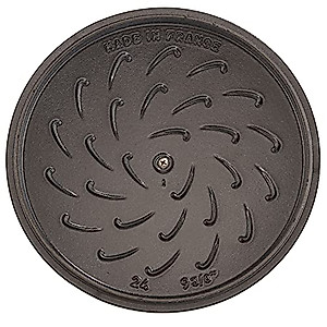 Staub Cast Iron Dutch Oven, 3.75Qt, serves 3-4, Made in France, White