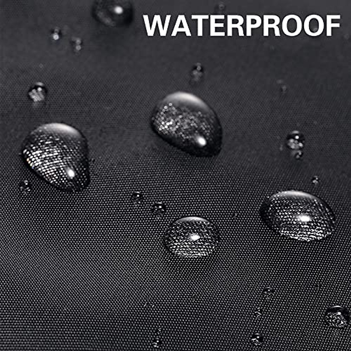 Lawn Mower Cover Black, 600D Polyester Oxford Push Mower Tarp, Outdoors Lawn Mower Accessories Anti Dust Snow UV Protect Cover - Universal Fit 86L x 25W x 39H inch