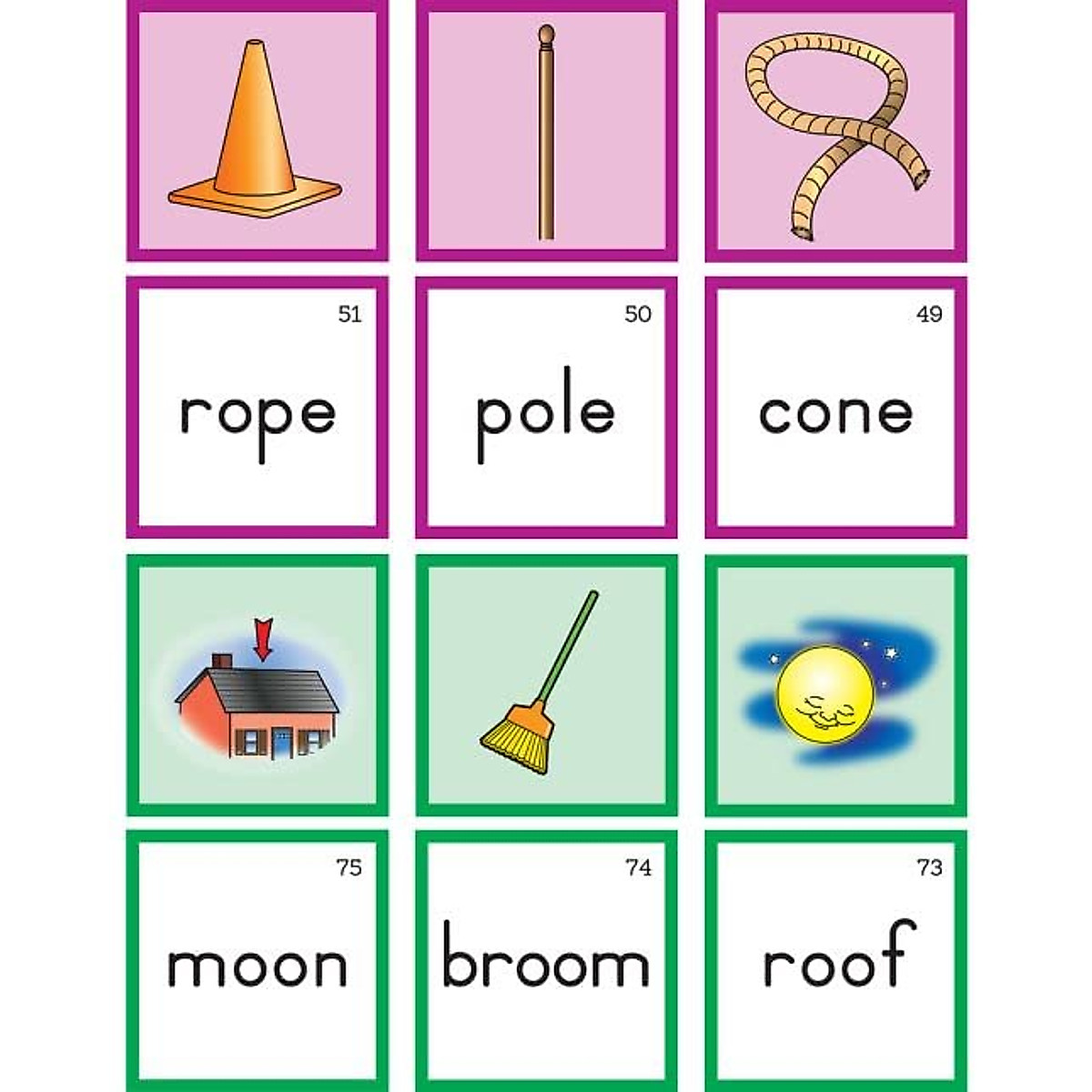 Really Good Stuff Tap and Blend Long Vowel Cards - 168 Cards