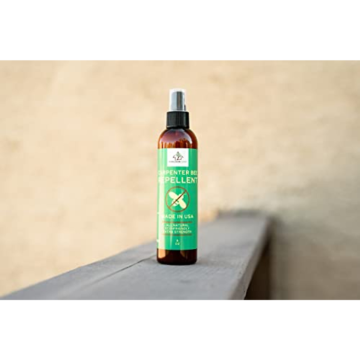 Donaldson Farms Carpenter Bee Repellent Spray, 8oz, All Natural Wood Bee Repellent Spray, Carpenter Bee Control Spray for Outdoor Wood & Furniture, Citrus Oil Spray for Carpenter Bees