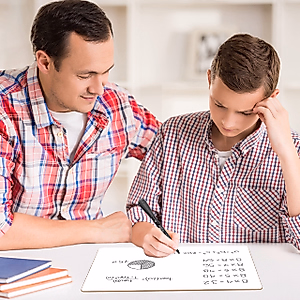 Scribbledo Dry Erase XY Axis Graph Lap Boards 9” X 12” for Student and Classroom Use Math White Board Double Sided White Board