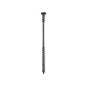 SPAX #10 x 2-1/2" Exterior Trim Head Stainless Steel Wood Deck Screws Powerdeck Torx T-Star Plus (83 EA) 1 LB Bit Included Double Threaded Rust Resistant