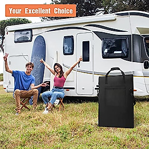 Yoyong Solar Panel Storage Bag, Carry Bag for Jackery 100W Solar Panel Kit Portable Solar Panel Carrier Protective Case, Can Hold 2 Panels - 23" X 33"