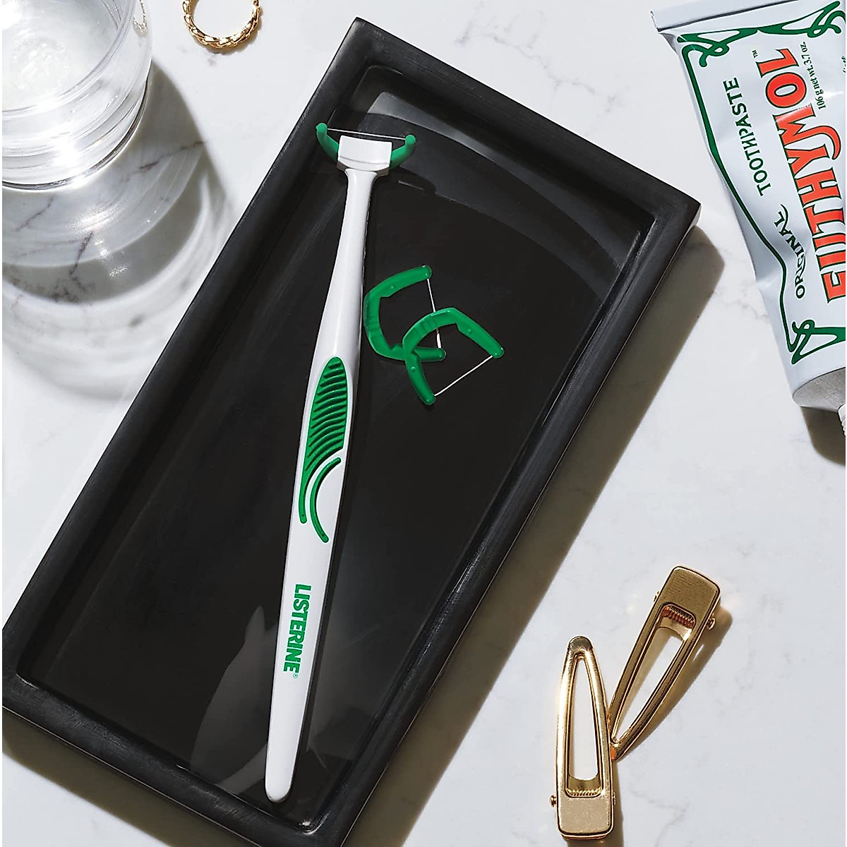 Listerine Ultraclean Access Flosser Refill Heads | Proper & Durable Oral Care & Hygiene | Effective Plaque Removal, Teeth & Gum Protection , PFAS FREE | Mint Flavor, 28 ct, 1 Pack