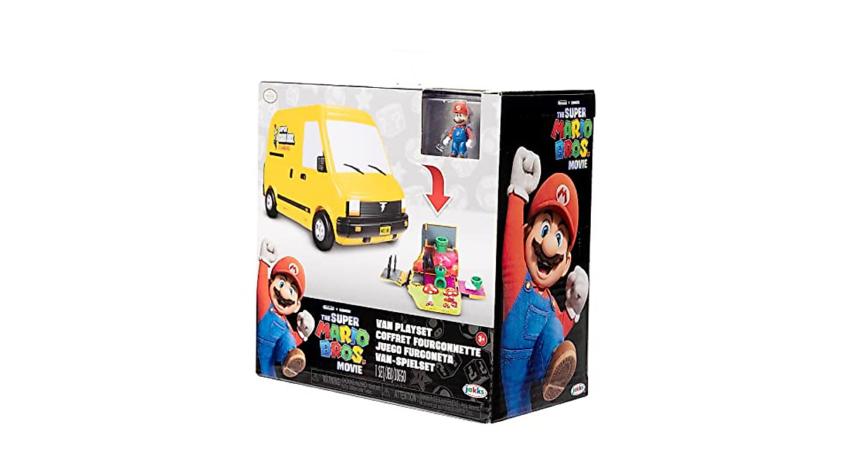 Super Mario Bros. Van Playset | Mini Mario Included