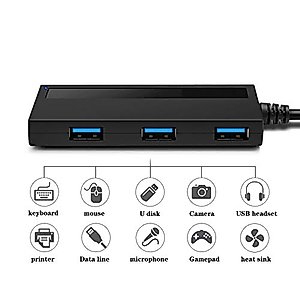 XUNMAIFHB Portable Docking Station,Type-c to USB 3.0 hub hub Computer Hard Drive Adapter Cable Splitter Docking Station Fast Transmission