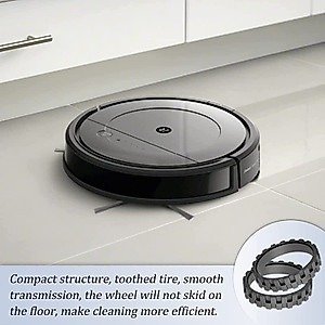 Replacement Tires for IROBOT ROOMBA Wheels Series 500 600 700 800 900 E5 E6 I7 Vacuum Parts Anti-slip and Great Adhesion (2)