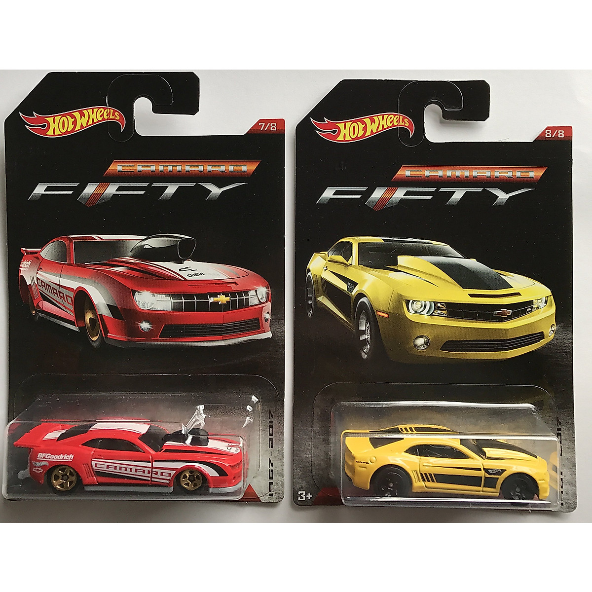 Hot Wheels Camaro Fifty 1967-2017 Exclusive 8 Car Set