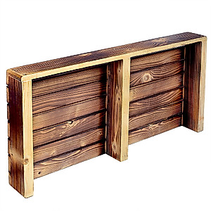 URFORESTIC Solid Wood Indoor/Outdoor 3 1/2" High Riser Step - Non-Slip All Weather Top & Feet Mobility Assistance