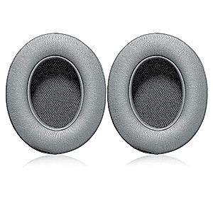 Replacement Earpads Ear Pad Cushion Cover Fit for Monster Beats by Dr.Dre Studio 2.0 Studio 3.0 Wired Wireless Headphones (Grey)