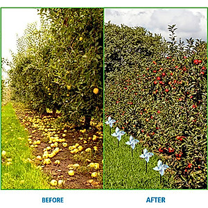 10 Pack Bird Scare Pinwheels Devices, Bird Reflective Pinwheels Woodpecker Bird Deterrent Pinwheel, Bird Repellent Bird Reflector Spinner Blinder Devices Outdoor Keep Birds Away