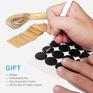 DESIYUE 1.5oz-30 Pack Mini Glass Mason Jars Set with Silver Lids & Handles, Small Favor Jars, Food Storage Containers for Weddings, Decoration, Parties, DIY, Spices, Holiday Crafts