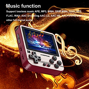 Haihuang RG280V Handheld Video Game with 64G TF Pre-Installed 5000 Classic Games Handheld Game Console 7 Hours Duration
