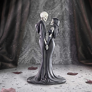 Nemesis Now Eternal Vow 24cm, Resin, Gothic Wedding Giftware, Skeleton Vow Figurine, Cast in The Finest Resin, Hand-Painted, Black and White