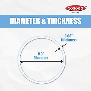 Extra Large 8 Inch Big Postal Rubber Band - White Color Heavy Duty Elastic Biodegradable Natural Rubber Bands Pack of 30 Pcs