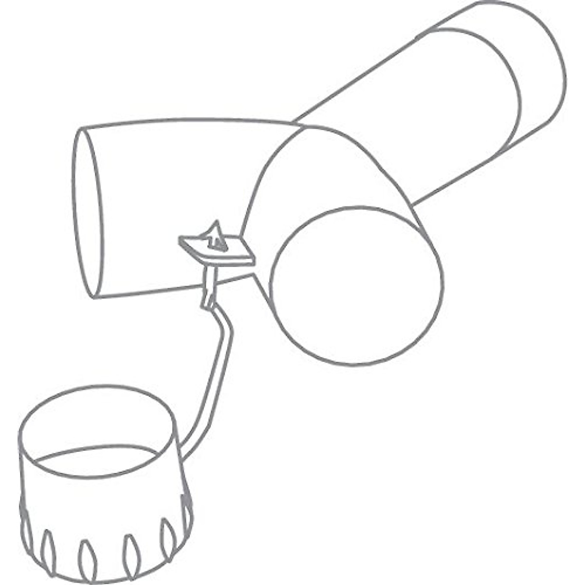 Festool 452898 Hose Sleeve, Antistatic Y-Adapter With Blanking Plug