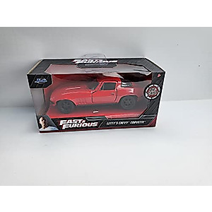 JADA TOYS JADA98306 LETTY'S CHEVY CORVETTE FAST & FURIOUS RED 1:32 DIE CAST