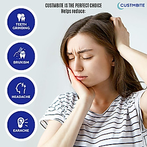 CustMbite Nightguard, Pink (2 Pack) - Made in USA - Night Guard for Teeth Grinding