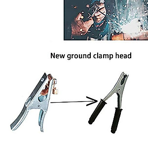 TOSENBA Welding Ground Clamp Earth and Cable Grounding Clip Fit Plasma Cutter Machine and Tig / Stick / MMA / MIG Welding Machine 10Feet 16mm² Connector DKJ10-25 Copper Grip Clip Clamp (3m，10feet)