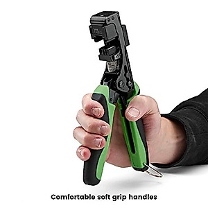 trueCABLE 90 Degree RJ45 Keystone Jack Termination Tool, Cat5e/Cat6/Cat6A Ethernet Cable EZ Termination, trueTERM