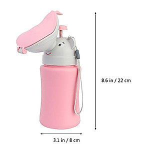 Toyvian Girl Portable Potty Emergency Urinal Toilet for Car Travel Camping Toddler Pee Training Cup Urination Container Urining Tool