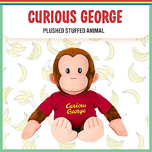 KIDS PREFERRED Curious George Monkey Plush - Classic George 16" Stuffed Animal (91721)