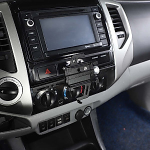 Dashboard Car Phone Holder Mount for 2011-2014 Toyota Tacoma Multifunctional Dash Panel Track, Practical Mobile Phone Navigation Stand Suitable for 4 to 7 inch Smartphones, Compatible with Tacoma