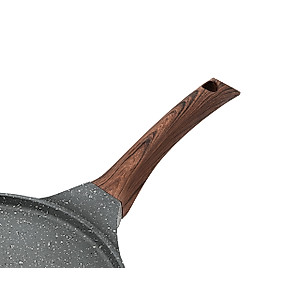 SENSARTE Crepe Pan Handle Accessories Repalcement Only Compatible Nonstick Crepe Pan, 10 inch Swiss Granite Coating Dosa Pan Pancake Flat Skillet Tawa Griddle