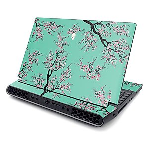 MightySkins Skin for Alienware AREA-51M R2 (2020) - Abstract Black | Protective, Durable, and Unique Vinyl Decal wrap Cover | Easy to Apply, Remove, and Change Styles | Made in The USA
