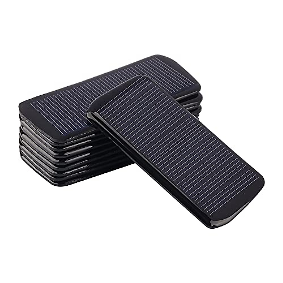 SUNYIMA 10Pcs (5V 60MA 2.95"x1.42") Mini Solar Panels for Solar Power Mini Solar Cells DIY Electric Toy Materials Photovoltaic Cells Solar DIY System Kits Without Copper Wire