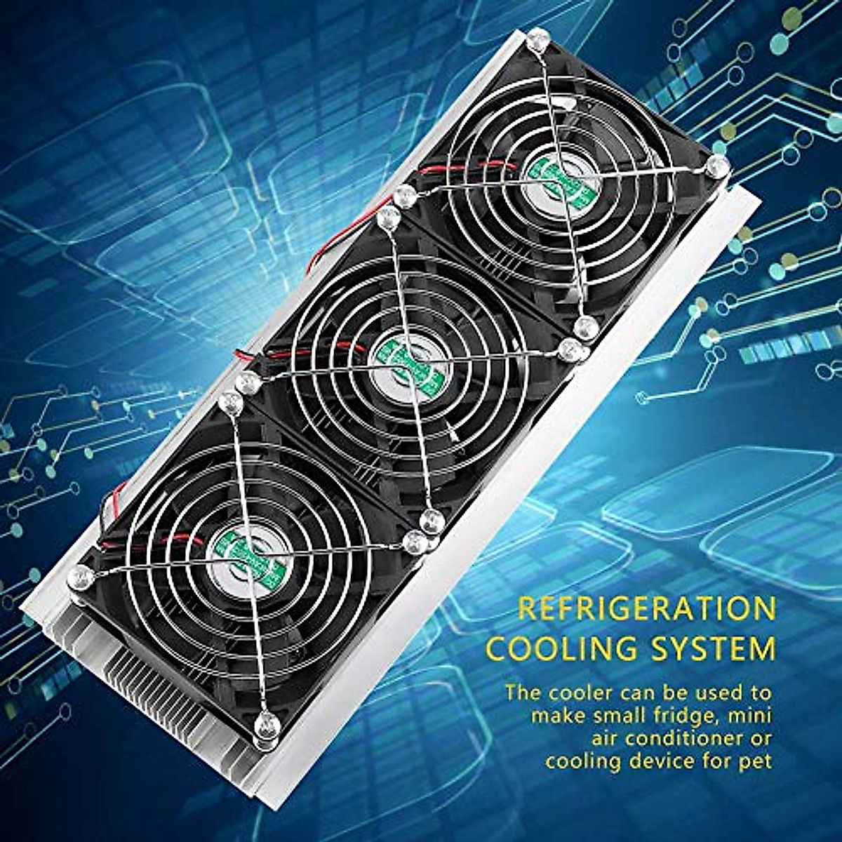 Thermoelectric Cooler, Thermoelectric Cooler, Asixx DIY Thermoelectric Peltier Refrigeration Semiconductor Cooler Air Cooling Device 20A 12V