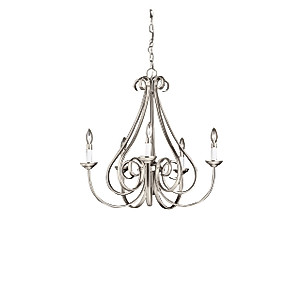Kichler Dover 24.5" 5 Light Chandelier in Brushed Nickel