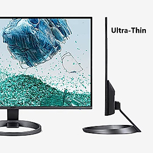 Acer Vero RL272 yii 27” 1920 x 1080 IPS Ultra-Thin Monitor | AMD FreeSync Technology | 75Hz Refresh | 1ms (VRB) | Zero-Frame | Made with 85% PCR & 5% Ocean-Bound Plastics | 2 x HDMI 1.4 Ports & VGA