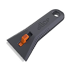 Slice 10591 Manual Utility Scraper, Locking Ceramic Blade, Rust Free, Finger Friendly, Soft-Touch Comfort Grips Reduce Strain, Regular - Manual (Locks in Position)