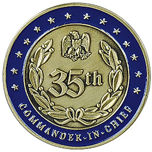 MEDALS OF AMERICA EST. 1976 President Kennedy Challenge Coin