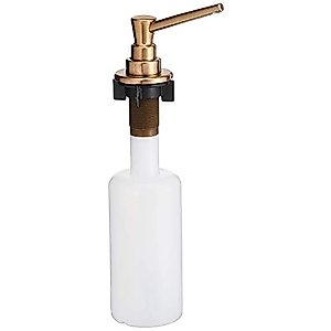 Delta Faucet RP1001CZ Soap/Lotion Dispenser with 13oz bottle with funnel, Champagne Bronze,2-3/4 inches