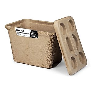 Igloo 16 Qt Eco-Friendly Recool Compostable Cooler, Beige, 1 Count